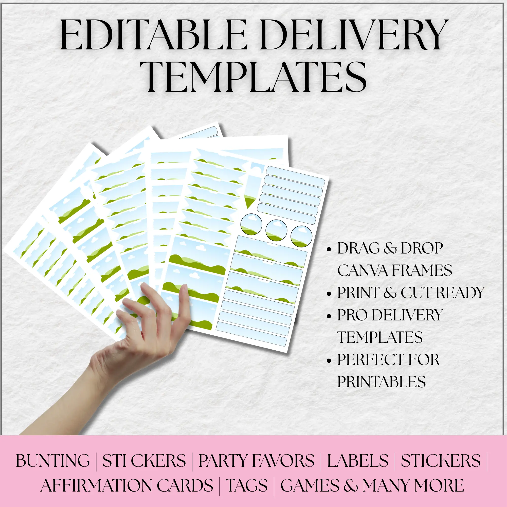 Delivery File Frames Mega Bundle | Createful Journals
